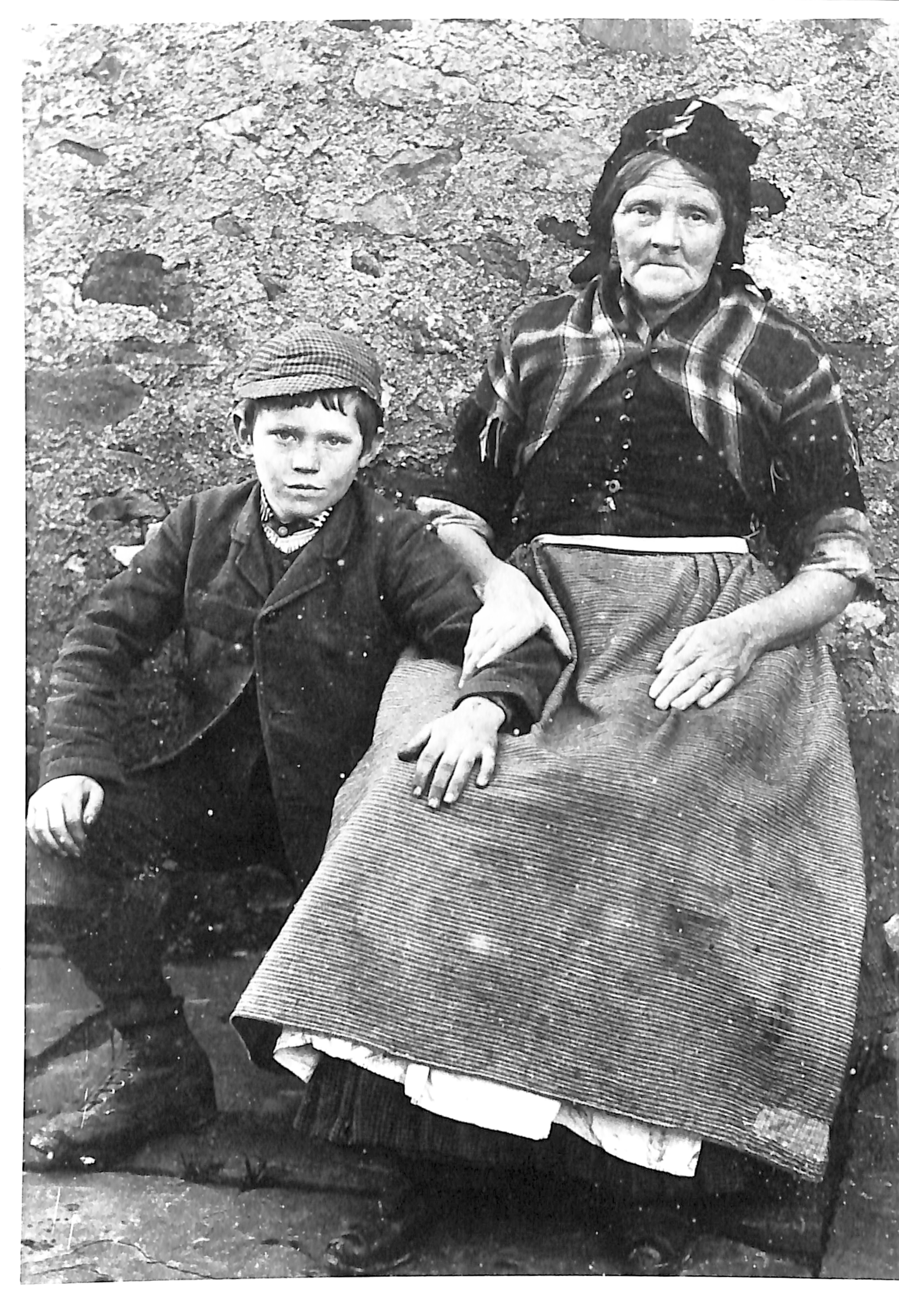 Photograph of Sarah Bentham Wife of John Bentham with Grandson Jack ...