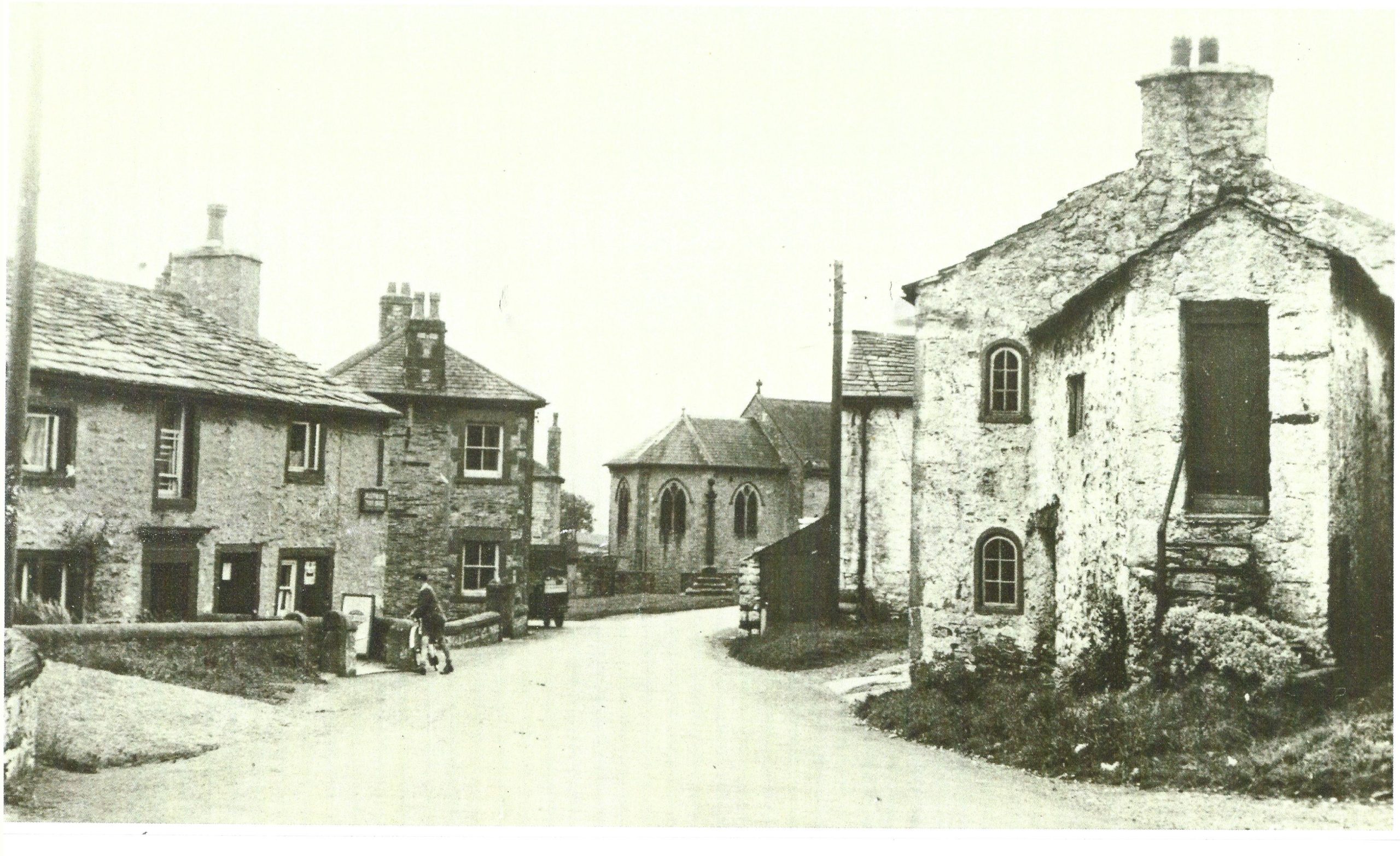 Austwick Centre of Village - Yorkshire Dales Community Archives
